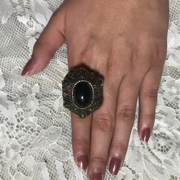 Jewelry | Huge Black Ring | Poshmark